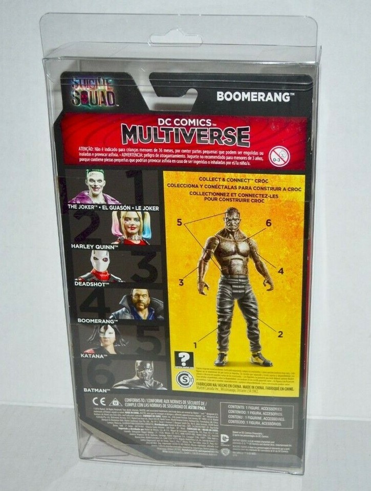 8 DC Comics Multiverse Action Figures Clear Plastic Protective Case ...