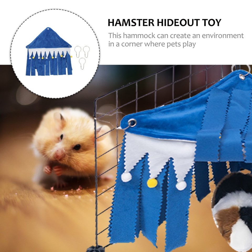 Three-sided Corner for Hamster Small Pet Hideout Animal Guinea Pig ...