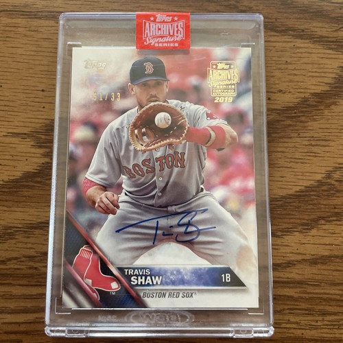 Travis Shaw 2019 Topps Archives Autographs 31/33 Red Sox | eBay