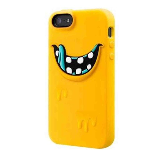 COQUE SWITCHEASY MONSTERS FREAKY POUR APPLE IPHONE 5 5S SE 2016 JAUNE ...