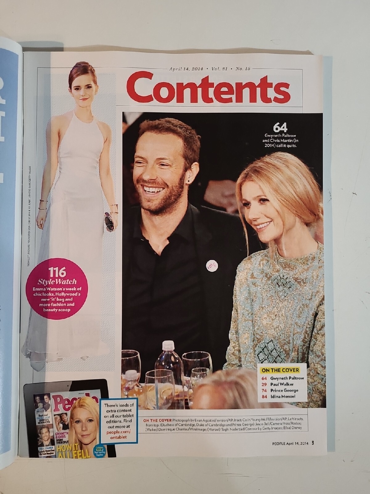 PEOPLE Magazine (2014) w/ GWYNETH PALTROW Cover | eBay