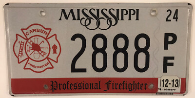PROFESSIONAL CAREER FIREFIGHTER license plate Fireman Fire IAFF AFL CIO ...