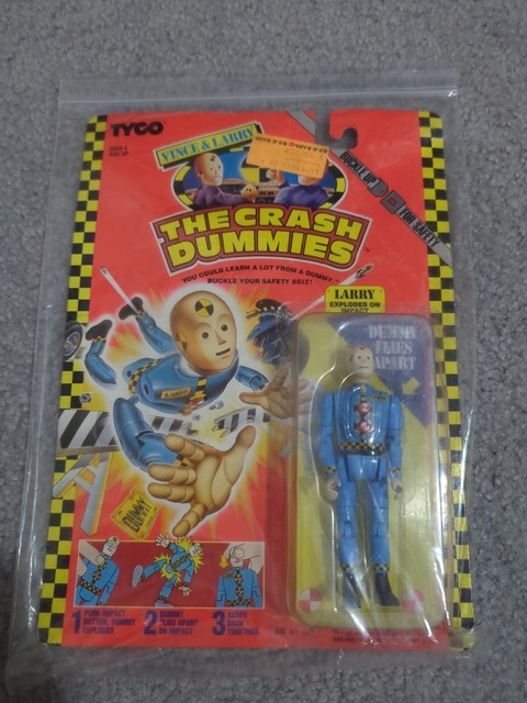 1991 TYCO Incredible Crash Test Dummies Larry Action Figure for sale ...
