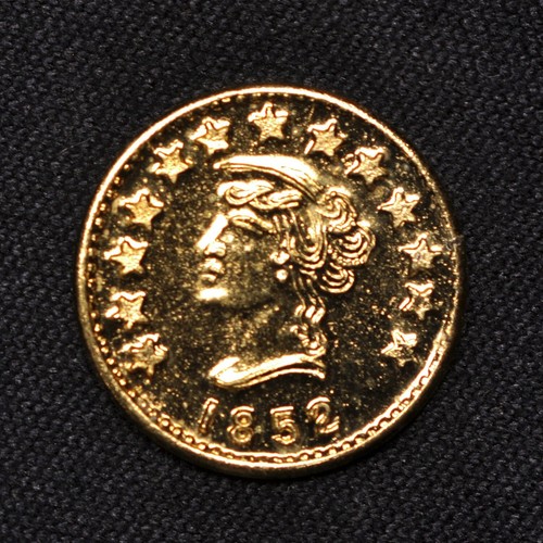 1852 Fractional 1/2 "California Gold" Indian Token | eBay