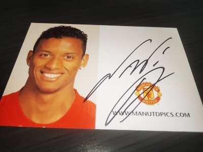Nani hand signed Manchester United Club autograph card | eBay
