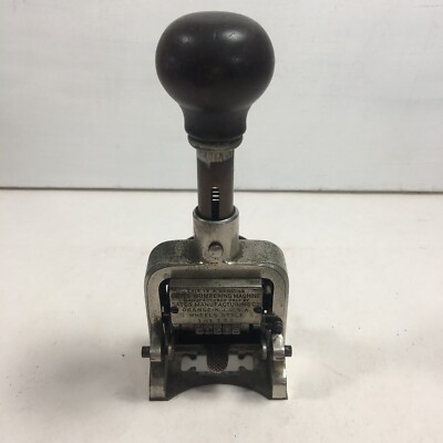 Numbering Machines - Bates Numberer Machine