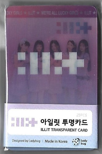 ILLIT Transparent Photo Card [25P Pack] K-POP 202405 | eBay