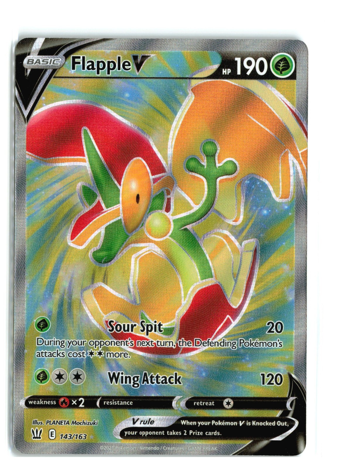 Flapple V 143/163 Ultra Rare Pokemon TCG NM | eBay