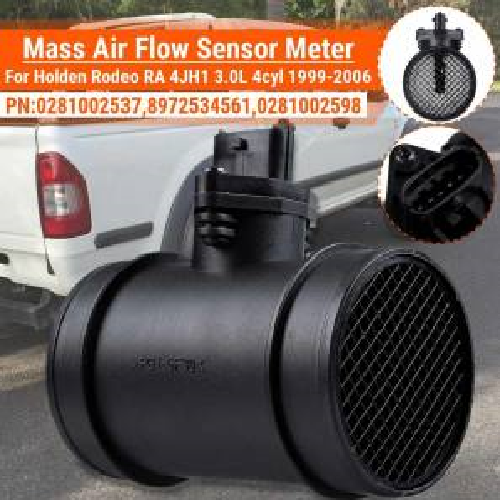 AIR FLOW METER MASS MAF HOLDEN RODEO RA 4JH1 3.0L 4cyl DIESEL 99-06 ...