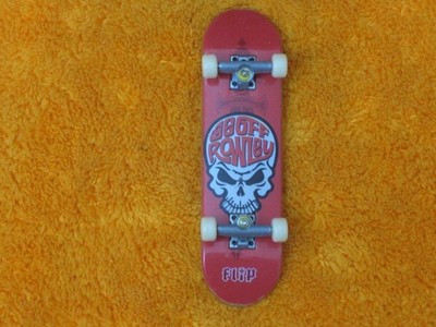 Geoff Rowley Flip Tech Deck skateboard 96mm fingerboard vintage Vans ...