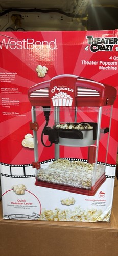 West Bend 82515 Hot Oil Theater Style Popcorn Machine - Red | eBay