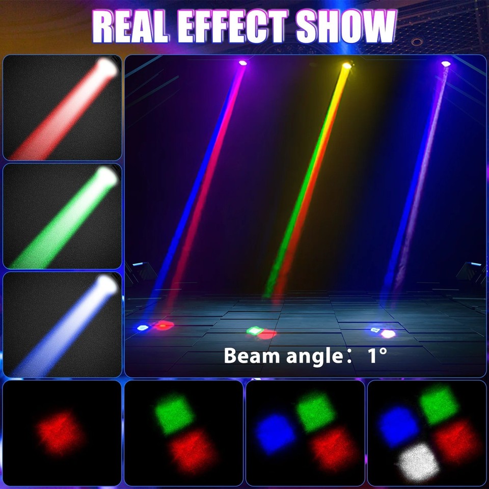 Mini LED RGBW Moving Head Light 100W 4in1 DMX512 Stage Bar Disco Effect ...