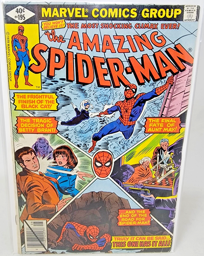 AMAZING SPIDER-MAN #195 1979 Marvel 3.0 2nd App Black Cat | eBay