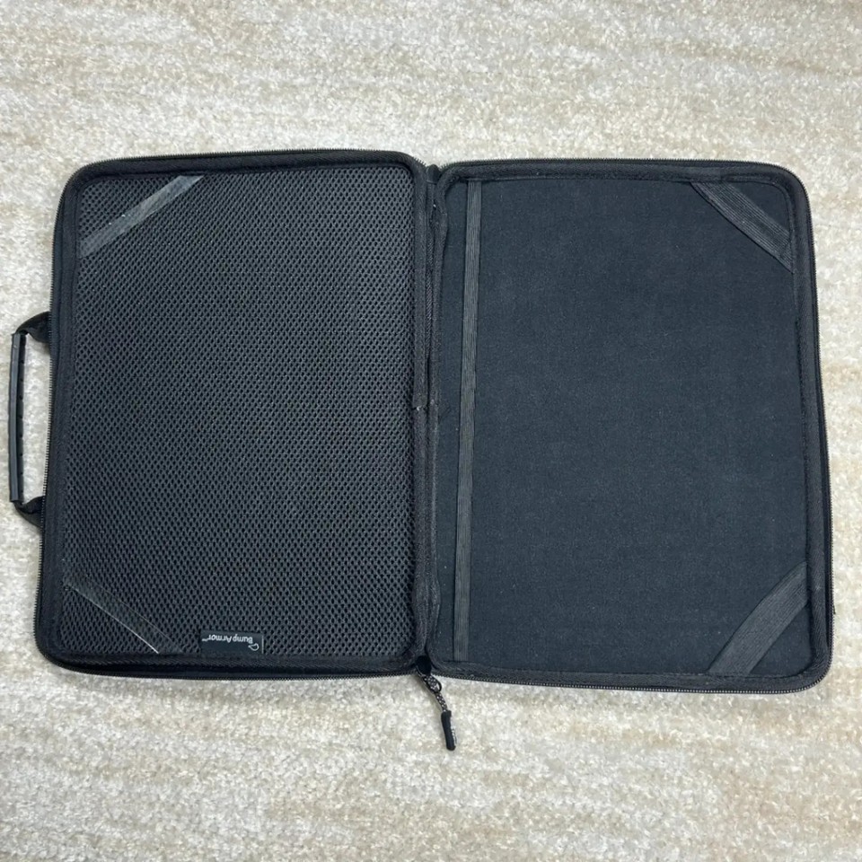 Bump Armor Laptop Case Sleeve Bag 14 Inch Black Padded Zippered ...