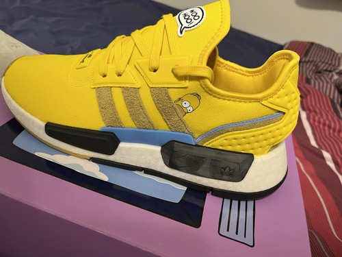 Adidas Men's The Simpsons X Nmd_G1 'Homer Simpson' Yellow -Low-top ...
