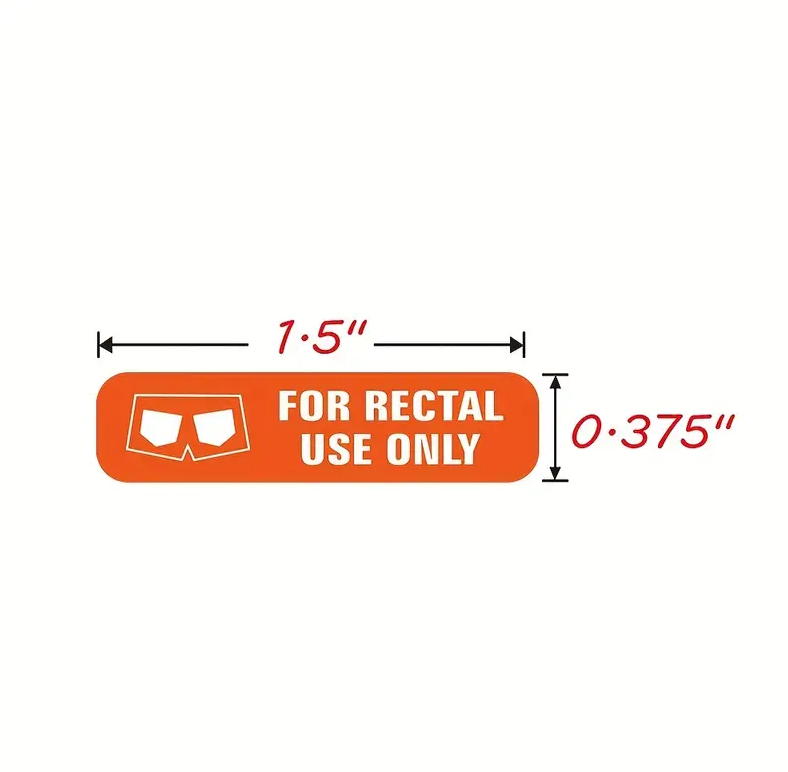 50 "For Rectal Use Only" Stickers Joke Decal Sticker April Fool Meme ...