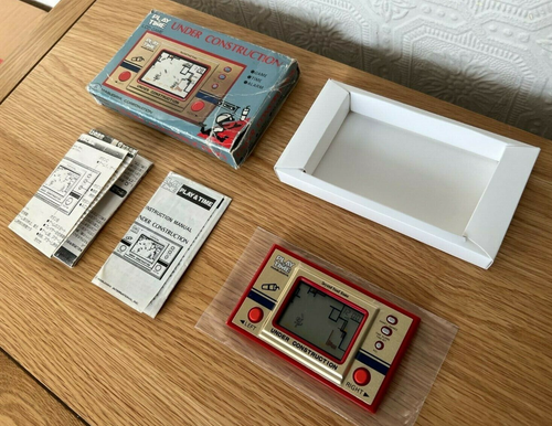 Play & Time Under Construction Game - No Battery Cover -👽👾Retro Gift ...