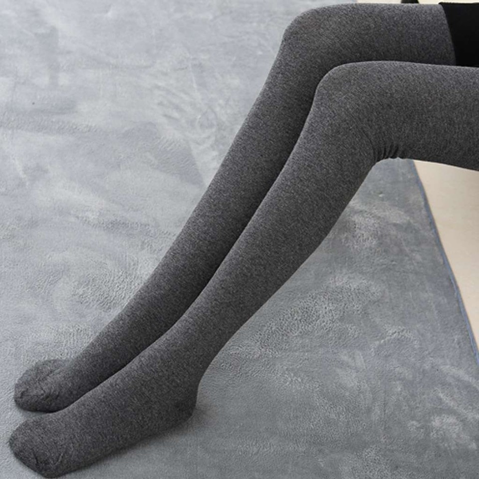 US Women Winter Warm Fleece Tights Stockings Thermal Lined Translucent ...