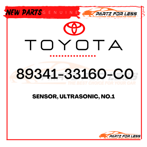 89341-33160-C0 TOYOTA GENUINE SENSOR, ULTRASONIC, NO.1 8934133160C0 NEW ...
