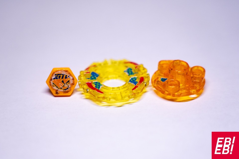 CHOOSE YOUR BEYBLADE PART HASBRO Clear Wheel Facebolt Spin track Tip ...