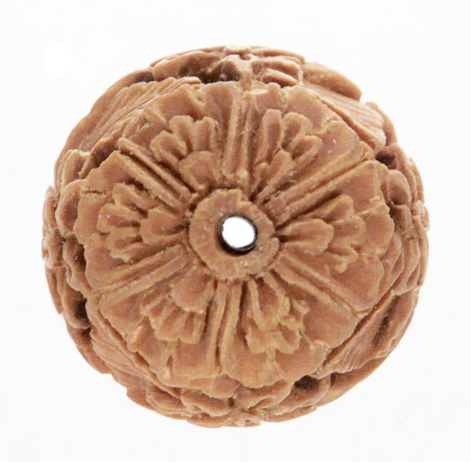 Vintage Japanese Hand Carved Wooden Ojime Bead Flowers Netsuke Inro ...