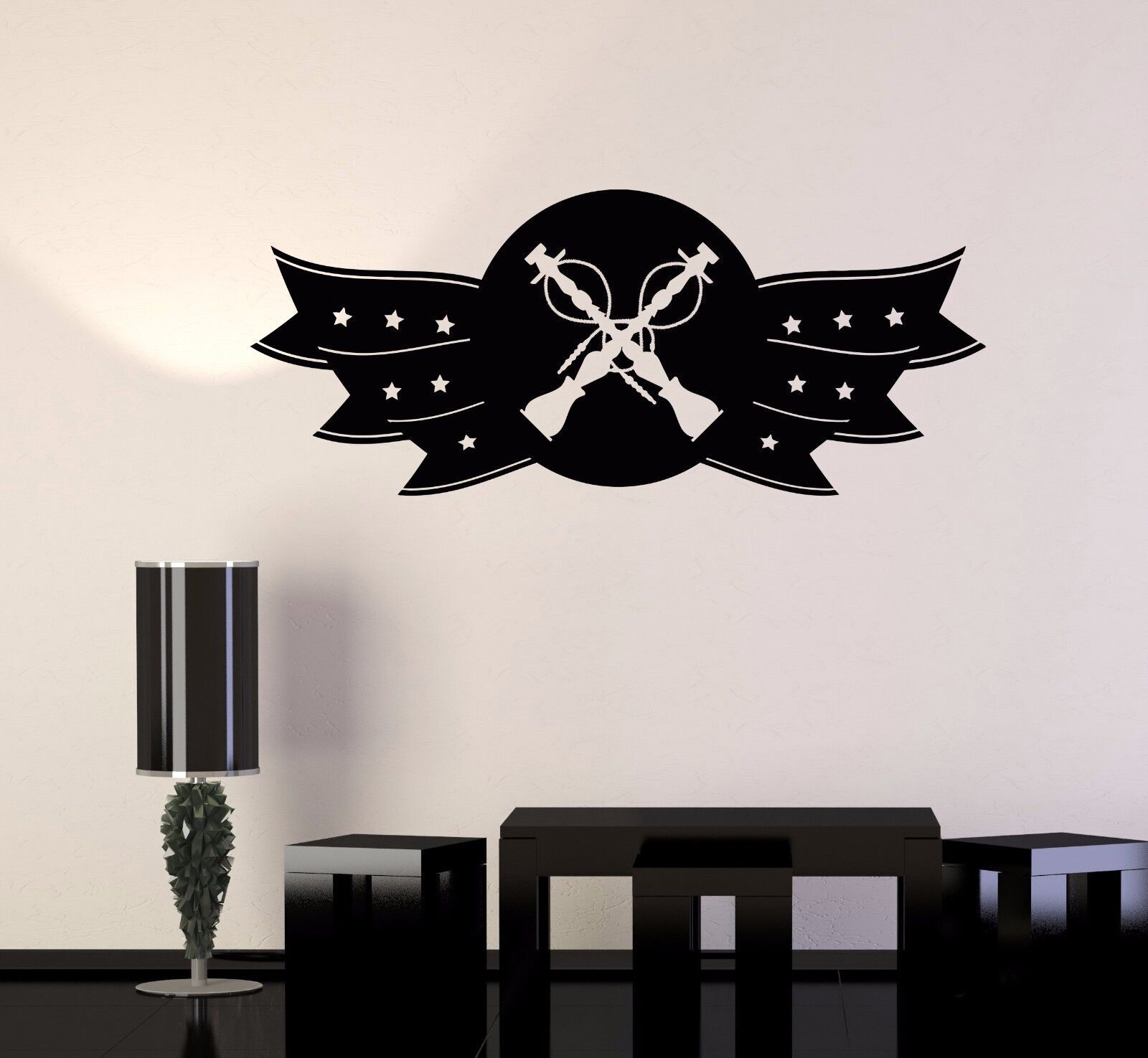 Vinyl Wall Decal Hookah Lounge Shisha Bar Smoke Stickers Mural (497ig ...