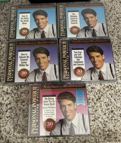 Anthony Robbins Personal Power II: The Driving Force 5 CD Sets - new ...