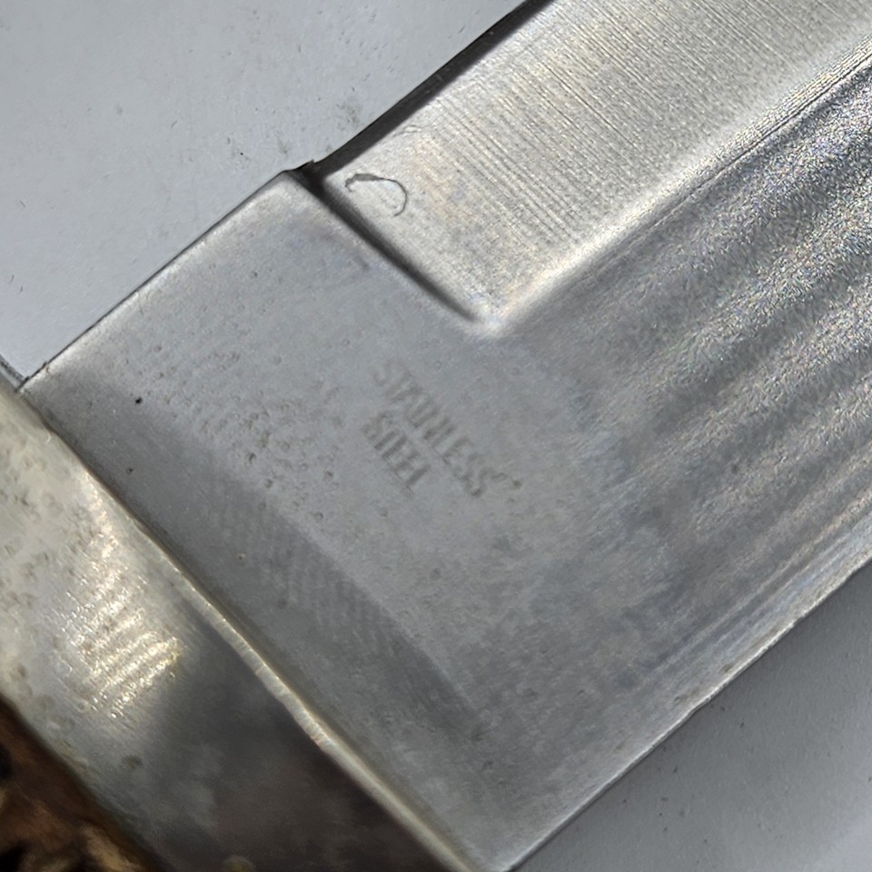 Stainless Steel Knife Fantasy Fixed Tanto Blade Skeleton Handle with ...