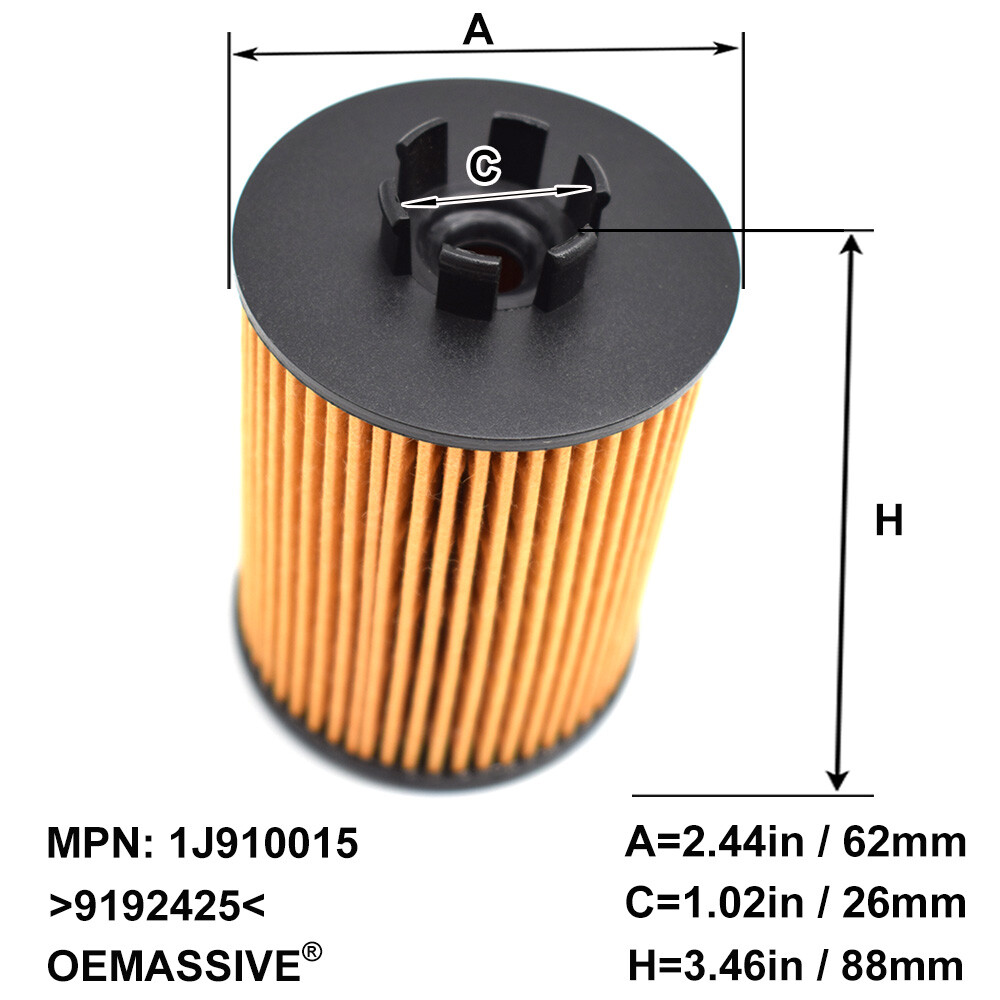 9192425 Oil Filter For Opel Astra H Vauxhall Tigra TwinTop Agila 1.0L 1 ...