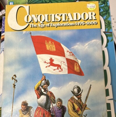 Avalon Hill AH 1983 CONQUISTADOR game The Age of Exploration 1495-1600 ...