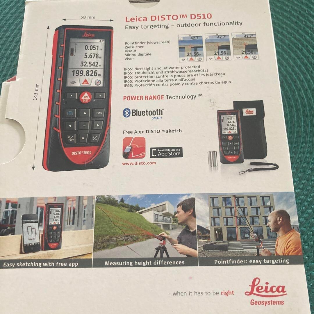 Leica Disto D510 Laser Distance Measure Meter Measuring Open Box Japan ...