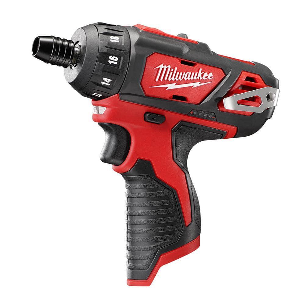 Milwaukee Tools M12 12-Volt Lithium-Ion Cordless 1/4 " Hex 2-Speed ...