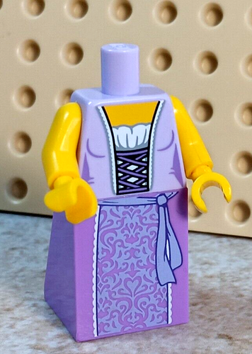 New LEGO Skirt Torso Princess Dress Up Lavender Corset Embroidered ...