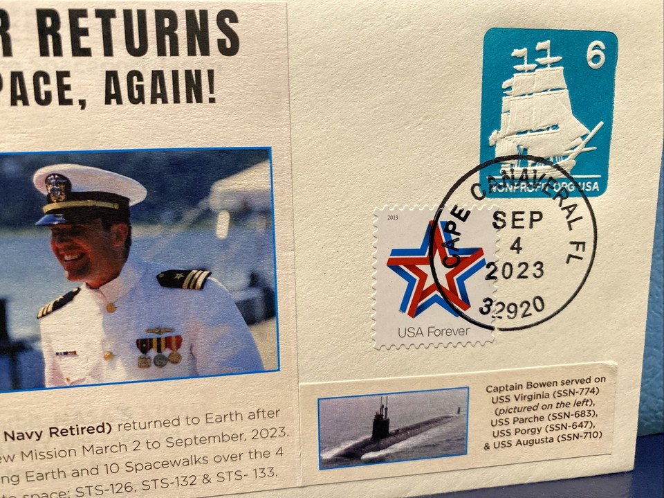 SPACE/NAVALCOVER STEPHEN BOWEN( CAPTAIN, RETIRED) 227 TOTAL DAYS IN ...