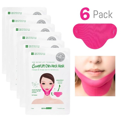 6pk BioMiracle Crazy Lift Reduce Chin Neck Tape Slimming V-Shape Face ...