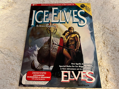 Role Aids #733 Ice Elves AD&D Advanced Dungeons & Dragons 1985 Mayfair ...