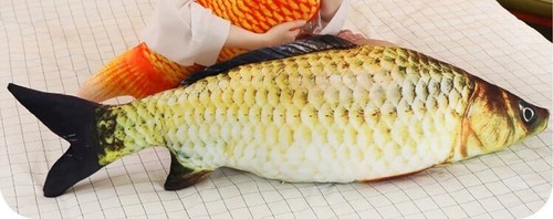 Crucian Carp Fish 12" Pillow Stuffed Animal Plush Toys Toddler Doll ...