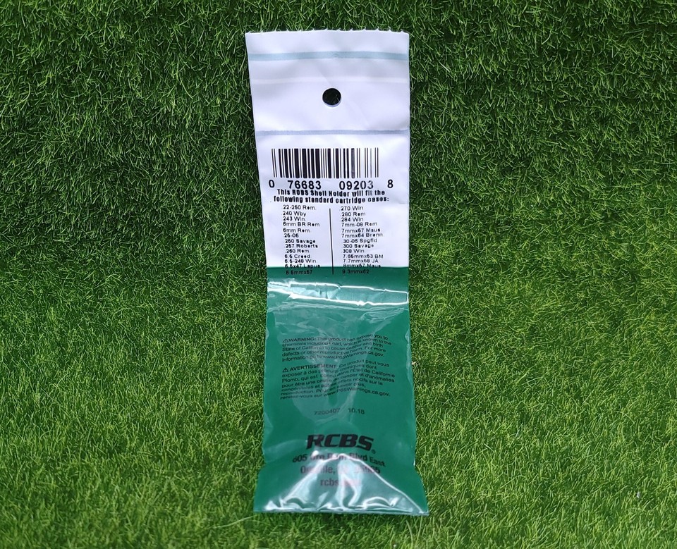 RCBS Shell Holder #3 6.5 Creedmoor 308 Win 45ACP 22-250 243 WIN 6mm REM ...