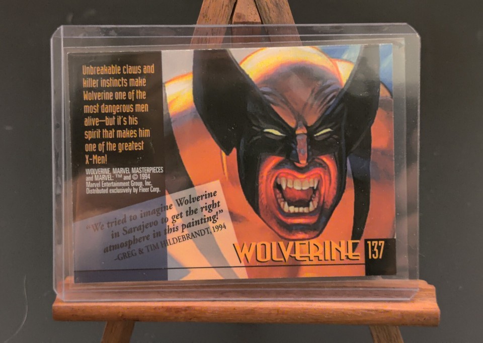 1994 Marvel Masterpieces Wolverine #137 Fleer Hildebrandt | eBay