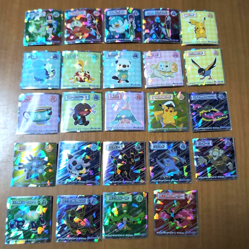 Pokemon Wafer Sticker Complete 24 Sheets | eBay