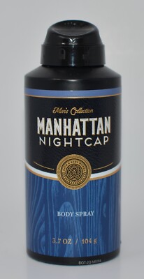 1 BATH & BODY WORKS MANHATTAN NIGHTCAP MEN'S COLLECTION BODY SPRAY MIST ...