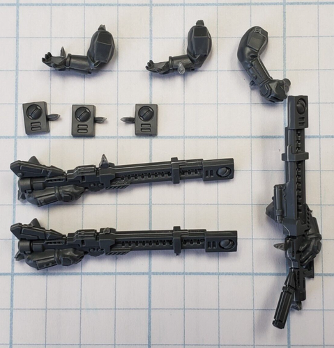 Warhammer 40k Tau Empire Bits Pathfinder Team Rail Rifle w Arms Set x3 ...