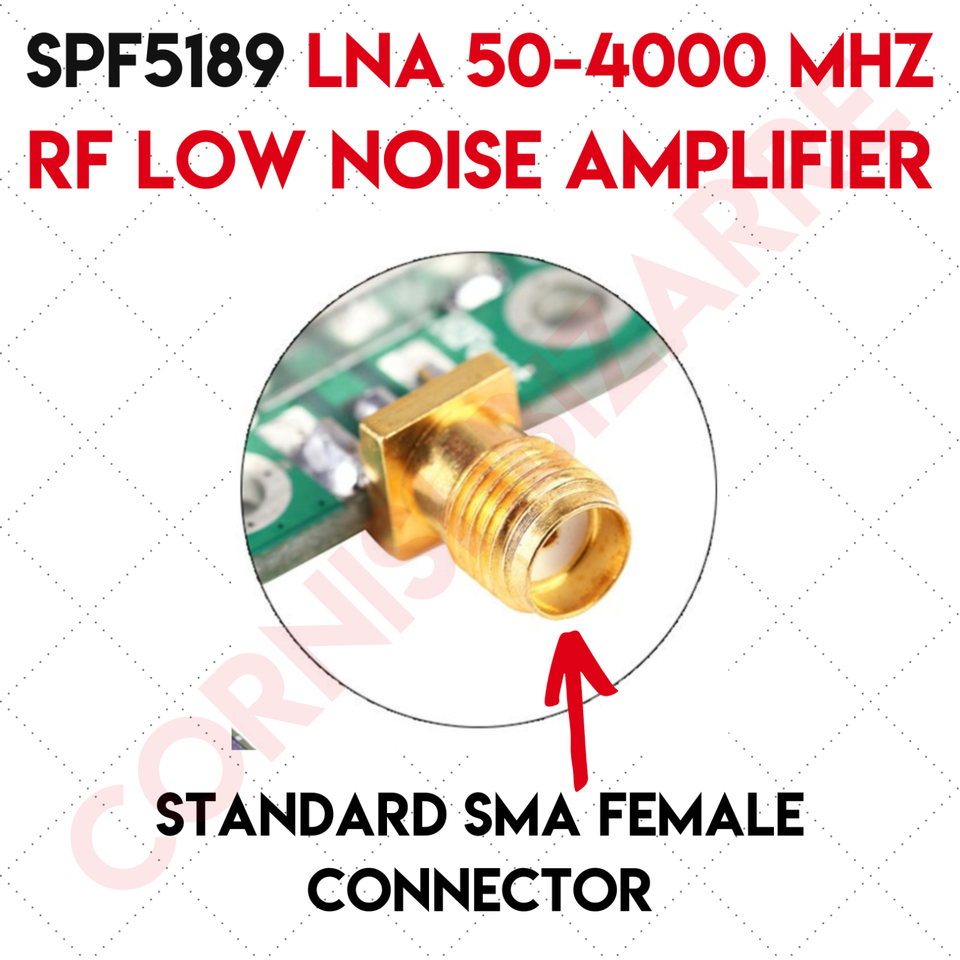 SPF5189 LNA 50-4000 MHZ RF LOW NOISE AMPLIFIER SIGNAL RECEIVER NF 0.6DB ...