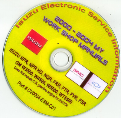 2000 2001 2002 2003 2004 GMC W3500 W4500 W5500 WT5500 Diesel Service ...