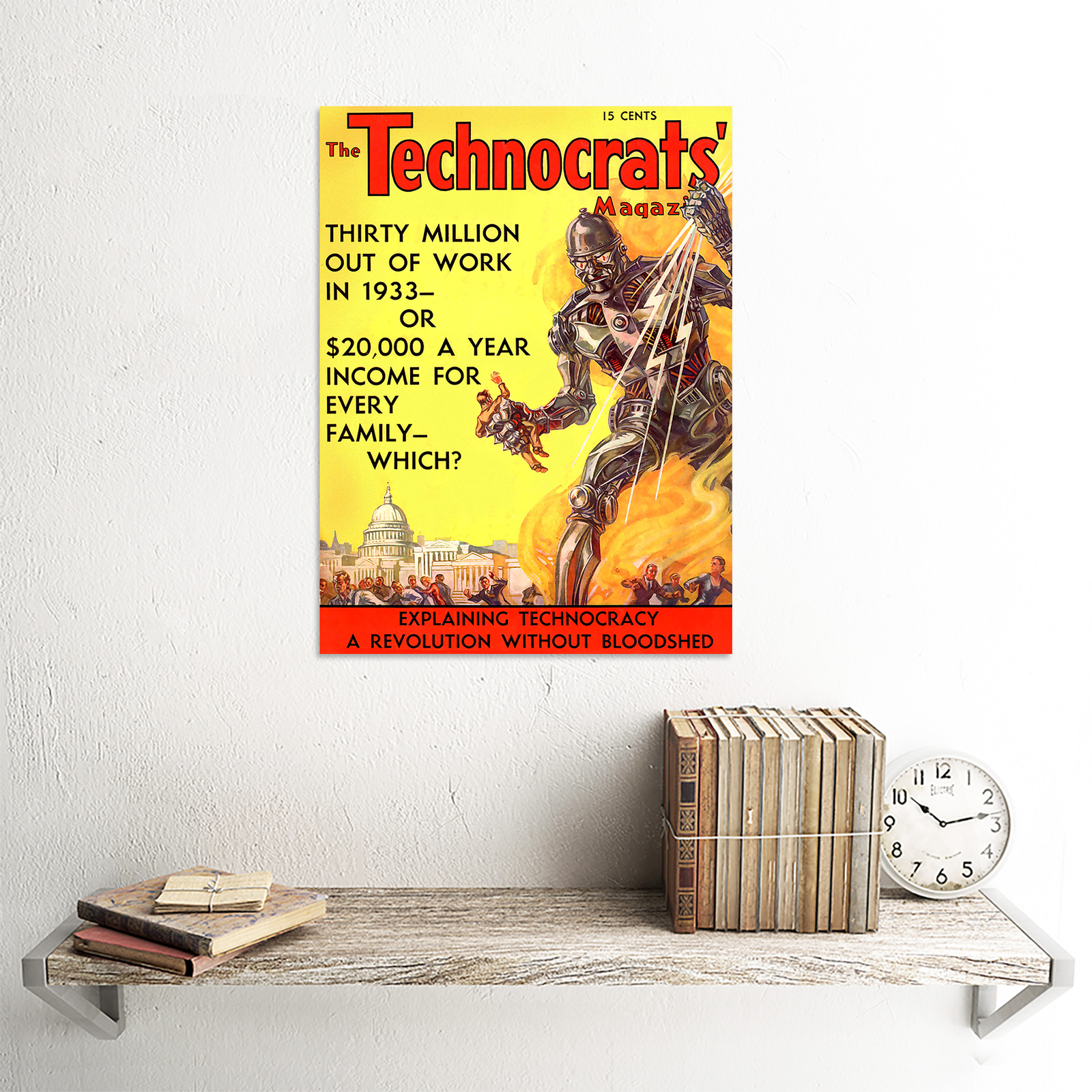 MAGAZINE COVER 1933 THE TECHNOCRATS NEW FINE ART PRINT POSTER CC3228 | eBay