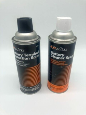 Battery Terminal Protection Spray 10 oz & Battery Cleaner Spray 15 oz ...