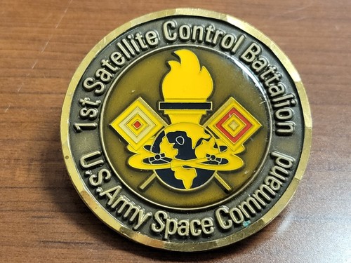 1st Satellite Control Battalion US Army Space Command Challenge Coin ...