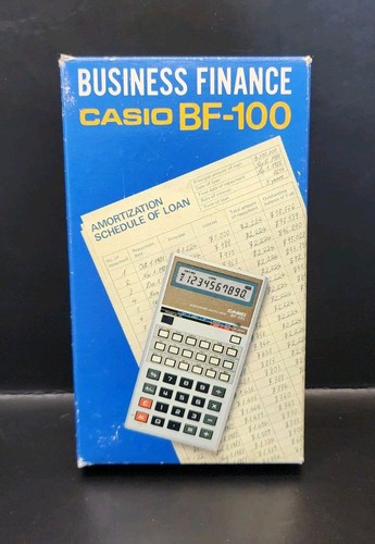 Vintage Casio BF-100 Electronic Checkbook Calculator Business Finance ...