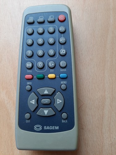 GENUINE SAGEM FREEVIEW BOX REMOTE CONTROL USED IN GOOD WORKING ORDER ...