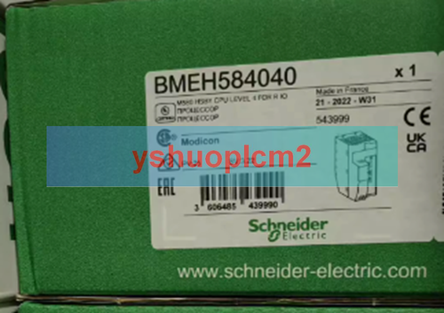 NEW BMEH584040 PLC MODULE Fast Ship M580 HSBY CPU Modicon BMEH584040 | eBay